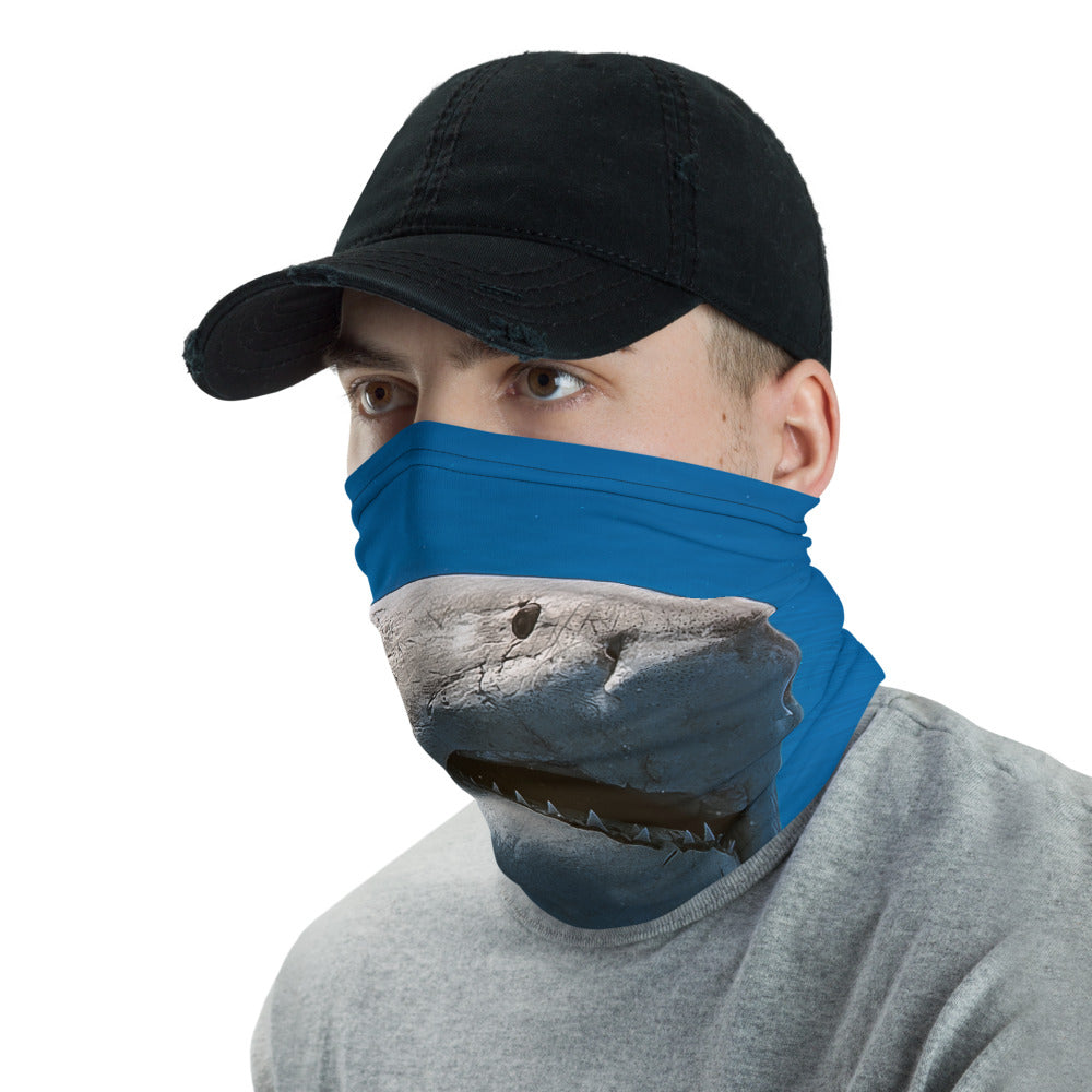 Great White Smile Face Cover/Neck Gaiter – OneOceanDesigns